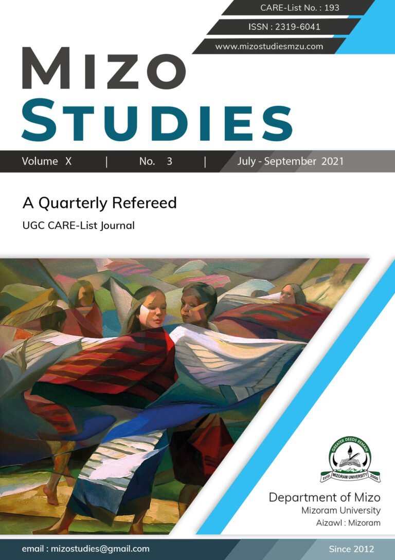 Mizo Ṭawng : Mizo Hnahthlâk Phuar Khawmtu - Mizo Studies